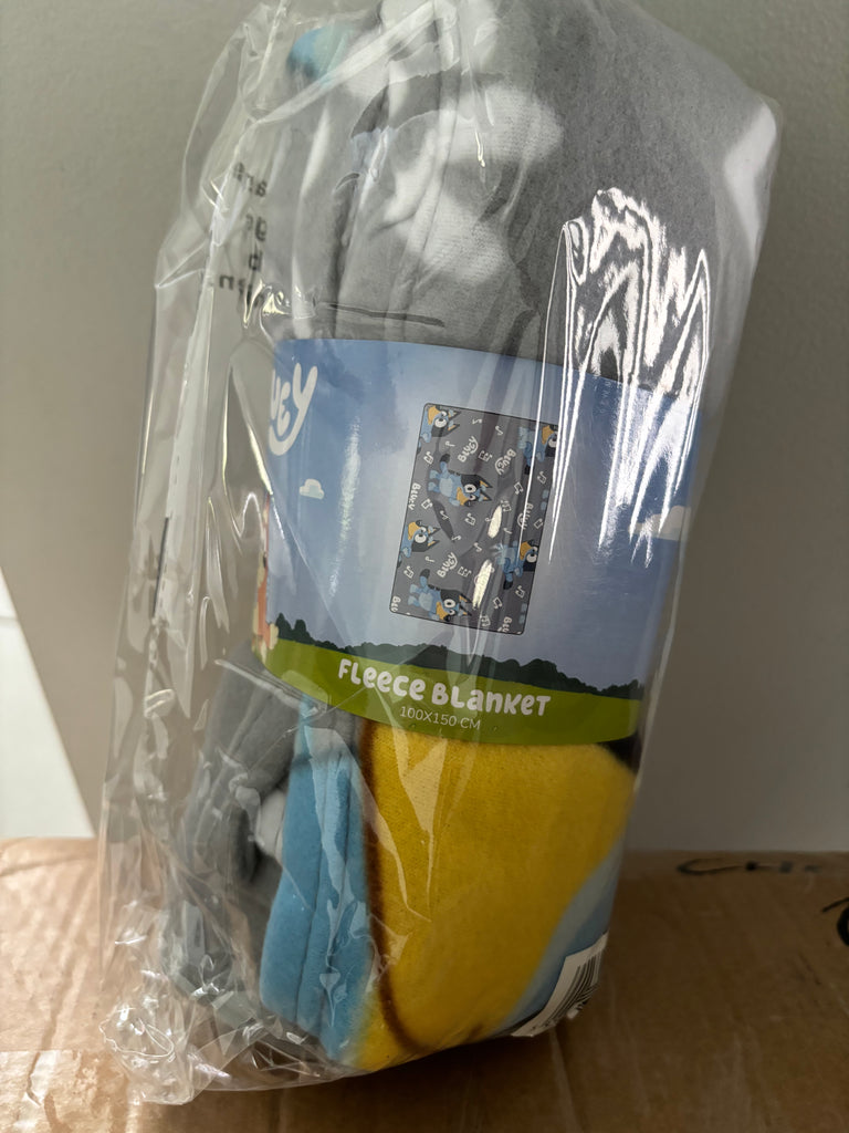 Bluey Grey Throw Size Fleece Blanket – Kids Korna