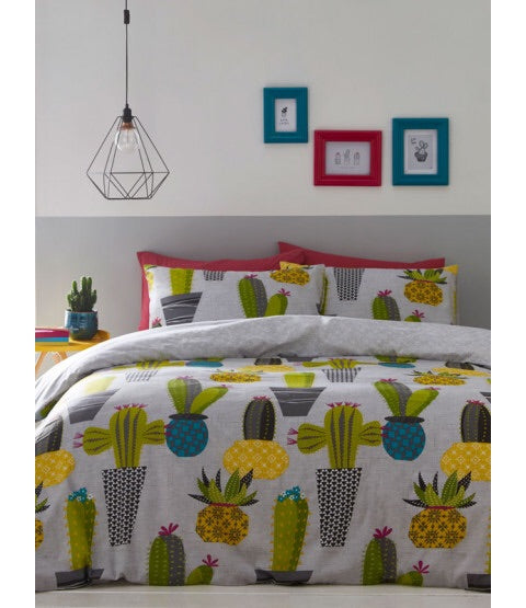 Cacti Cactus Garden Single Quilt Cover Set – Kids Korna