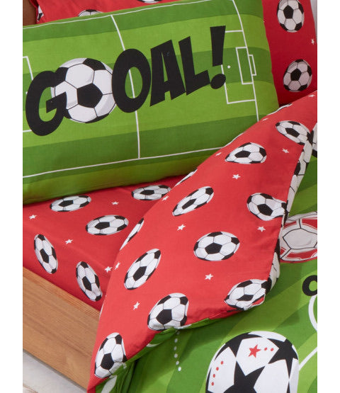Soccer - Toddler/ Junior/ Cot Quilt Cover Set – Kids Korna
