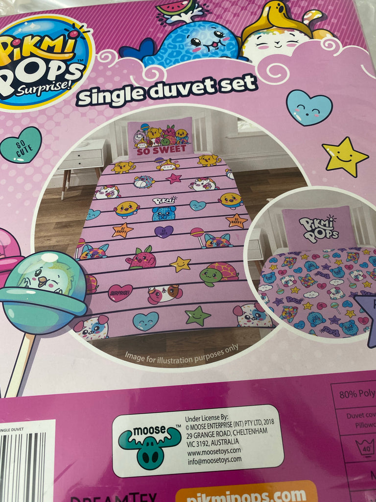Pikmi Pops Reversible Single Quilt Cover Set – Kids Korna