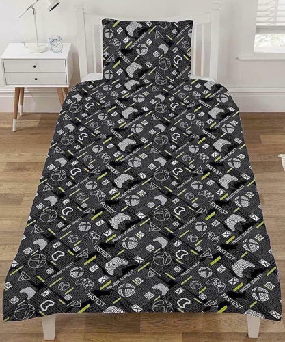 Xbox Reality Gaming "Reversible" Licensed Single Quilt Cover Set – Kids ...